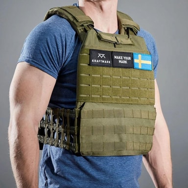 Kraftmark Tactical Viktväst Green 9 kg, Viktvästar - Elgiganten