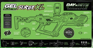 Gel Blaster Surge XL Day N Nite - Elgiganten - Elgiganten