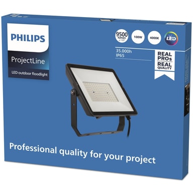 Philips ProjectLine Strålkastare 100W 9500lm - Elgiganten