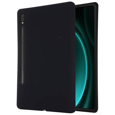 Liquid silikon skal Samsung Galaxy Tab S9 FE Plus - Svart - Elgiganten