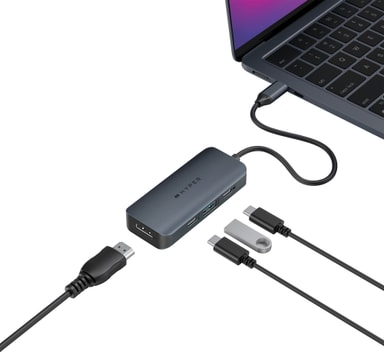 Hyper HyperDrive 4-ports USB-C-hubb - Elgiganten - Elgiganten