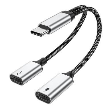 USB-C hane till dubbel USB-C hona splitter kabel snabbladdning ...