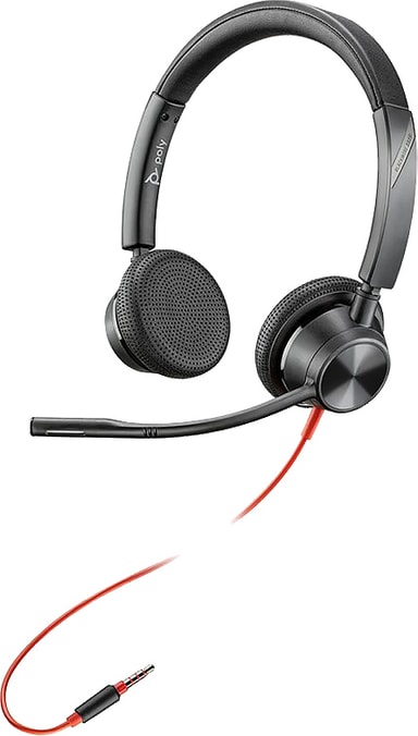 HP Poly Blackwire 3325 headset USB-A - Elgiganten - Elgiganten