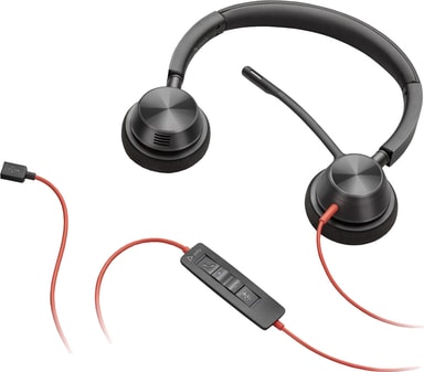 HP Poly Blackwire 3320 headset USB-C - Elgiganten - Elgiganten