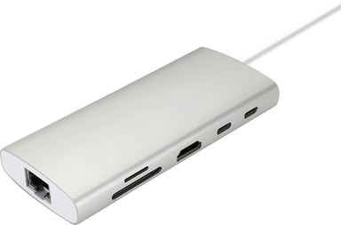 Sandstrøm 9-i-1 USB-C-hubb - Elgiganten - Elgiganten