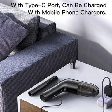 6000Pa Trådlös Mini Portable Cleaner Handdammsugare för städning ...