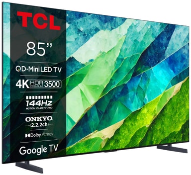 TCL 85" C855 4K MINI-LED Smart TV (2024) - Elgiganten