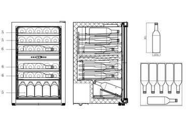 Fristående vinkyl - Polar Collection 51 - Elgiganten