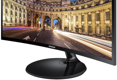 Samsung C27F390 27" välvd bildskärm (svart) - Elgiganten - Elgiganten