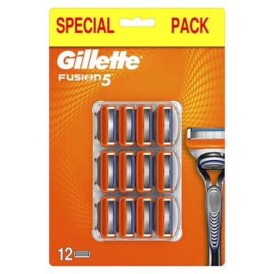 Gillette Fusion5 rakblad 12-pack 469383 - Elgiganten - Elgiganten