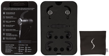 Supra NiTRO-X2 trådlösa in-ear hörlurar (svart) - Elgiganten - Elgiganten