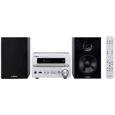 Yamaha Micro Hi-Fi system MCR-B270D (silver) - Elgiganten