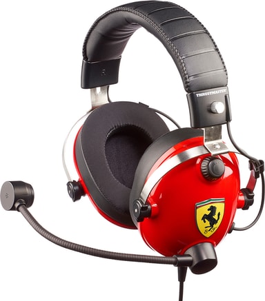 Thrustmaster Racing gaming headset Scuderia Ferrari Edition ...