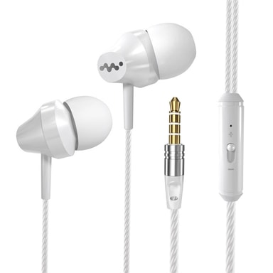 In-Ear Headset med Mic - Vit - Elgiganten