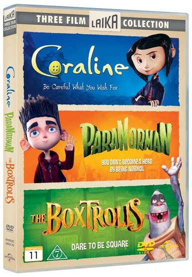 Coraline / Paranorman / The Boxtrolls (DVD) - Elgiganten
