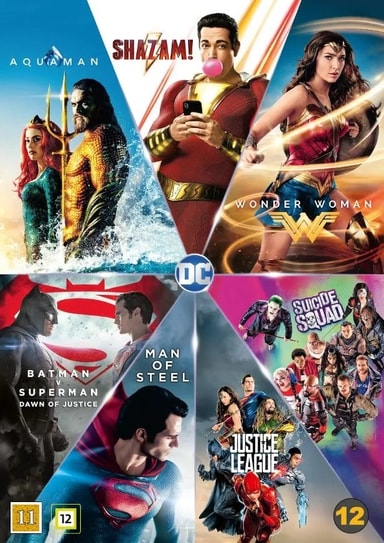 DC COMICS 7-FILM COLLECTION (DVD) - Elgiganten - Elgiganten