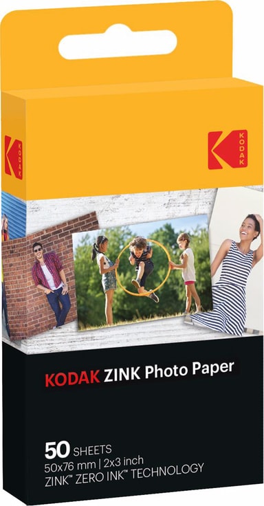 Kodak Zink fotopapper för direktbildskamera (50-pack) - Elgiganten