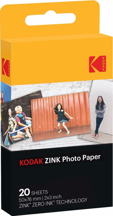 Kodak Zink fotopapper för direktbildskamera (20-pack) - Elgiganten ...