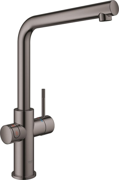 Grohe Red II Duo L kran med vattenkokare (hard graphite) - Elgiganten ...