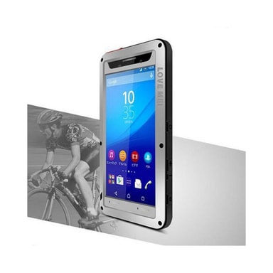 LOVE MEI Powerful Sony Xperia M5 (E5663) Silver - Elgiganten