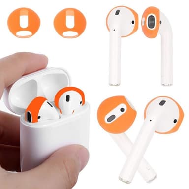 Silikon Skydd Till Airpods Ultra Thin Orange Elgiganten Elgiganten