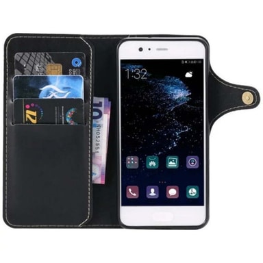 Mobilplånbok retro 3-kort Huawei P10 Plus (VKY-L29) - Svart ...