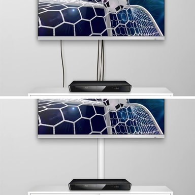 D-Line kabellist (1 m/vit) - Elgiganten