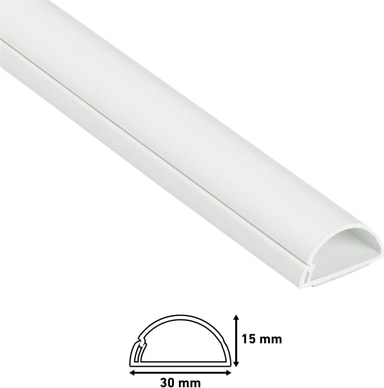 D-Line kabellist 3-pack (1 m/vit) - Elgiganten