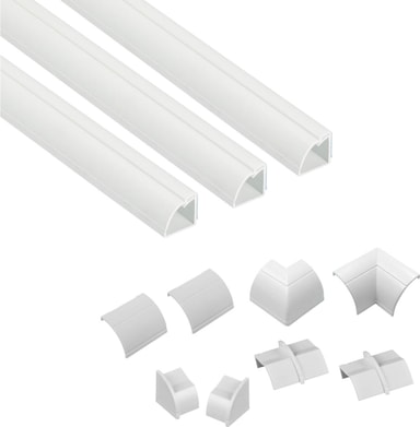 D-Line kabellist 3-pack (1 m/vit) - Elgiganten - Elgiganten