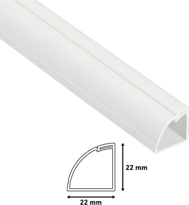 D-Line kabellist 3-pack (1 m/vit) - Elgiganten