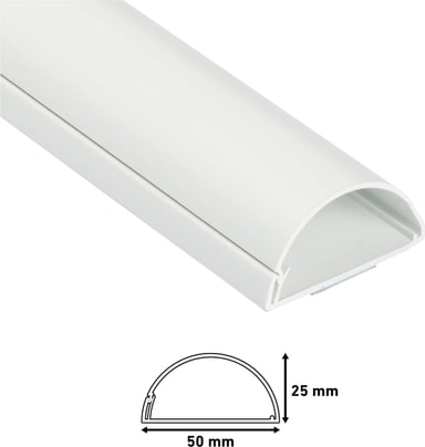 D-Line kabellist (1 m/vit) - Elgiganten