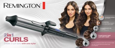 Remington 2-in-1 locktång CI67E1 - Elgiganten