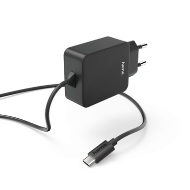 HAMA Laddare 220V USB-C 3A 15W fast kabel 1m Svart - Elgiganten ...