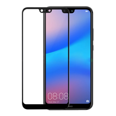 GEAR Härdat Glas 3D Gum Full Cover Svart Huawei P20 Lite - Elgiganten - Elgiganten