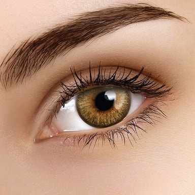 Färgade Linser med styrka - 1 månad Brun - Elgiganten