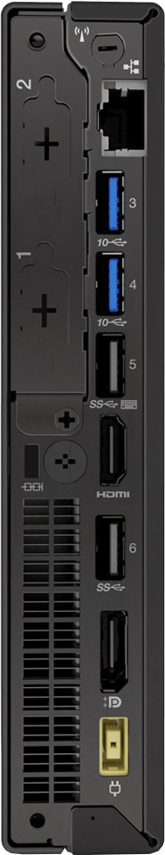 Lenovo ThinkCentre M720q Tiny liten stationär dator (svart) - Elgiganten