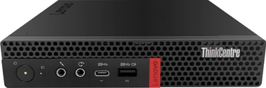 Lenovo ThinkCentre M720q Tiny liten stationär dator (svart) - Elgiganten