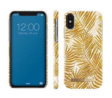 iDeal Of Sweden iPhone X / XS skal - Golden Glitz - Elgiganten