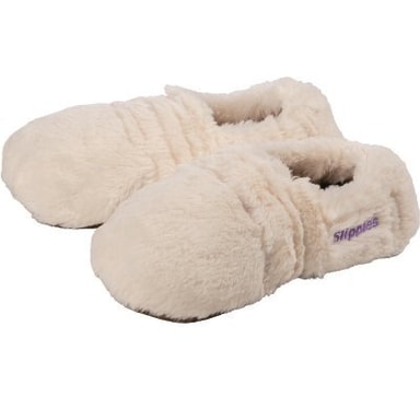 Warmies - mysiga tofflor deluxe vit (stl. 41-45) - Elgiganten
