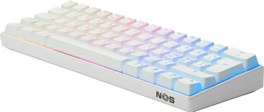 NOS C-450 Mini PRO RGB tangentbord (vit) - Elgiganten