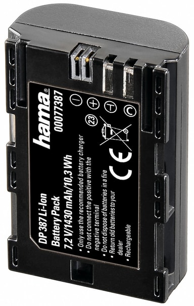 Hama DP-387 Li-ion kamerabatteri (Canon LP-E6) - Elgiganten - Elgiganten