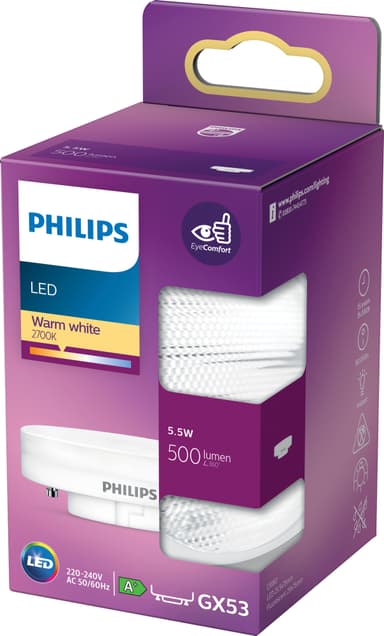 Philips LED-spotlight 5.5W GX53 - Elgiganten - Elgiganten