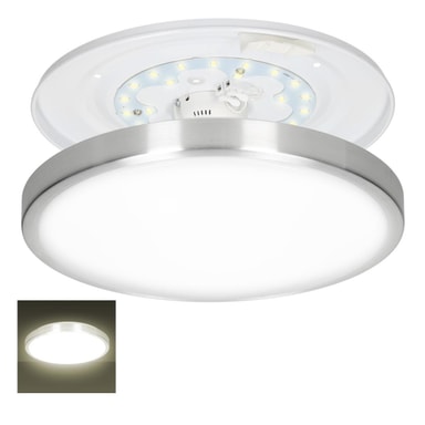ECD Germany taklampa LED vit - 2 st taklampa rund Ø300 mm - 12W 220 ...