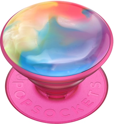 Popsockets Luxe mobilhållare (swirl rainbow) - Elgiganten