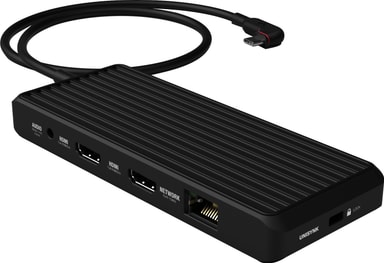Unisynk 10-Port USB-C hub (svart) - Elgiganten