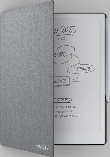 reMarkable 2 Book Folio fodral (grå) - Elgiganten
