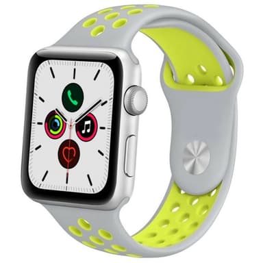 EBN Sport Armband Apple Watch 5 (44mm) - Grå/gul - Elgiganten - Elgiganten