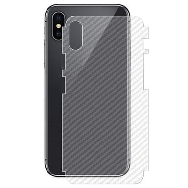 Kolfiber Skin Skyddsplast Apple iPhone X / Xs - Elgiganten