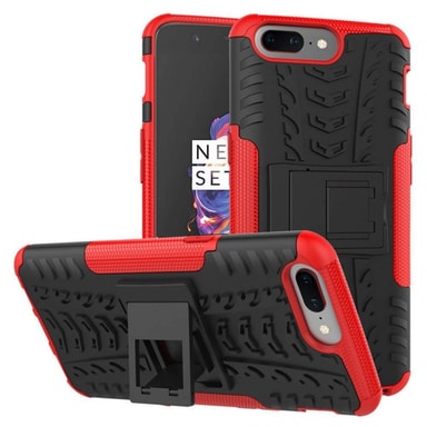 Stöttåligt skal med ställ OnePlus 5 (A5000) - Röd - Elgiganten - Elgiganten