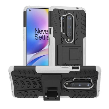 Stöttåligt skal med ställ OnePlus 8 Pro (IN2020) - Vit - Elgiganten